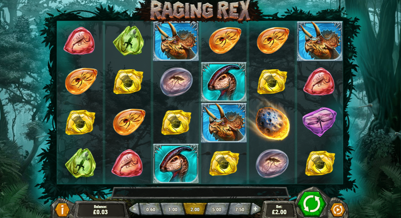 Raging Rex Slot Review - Play'n Go - Chipmonkz Slots