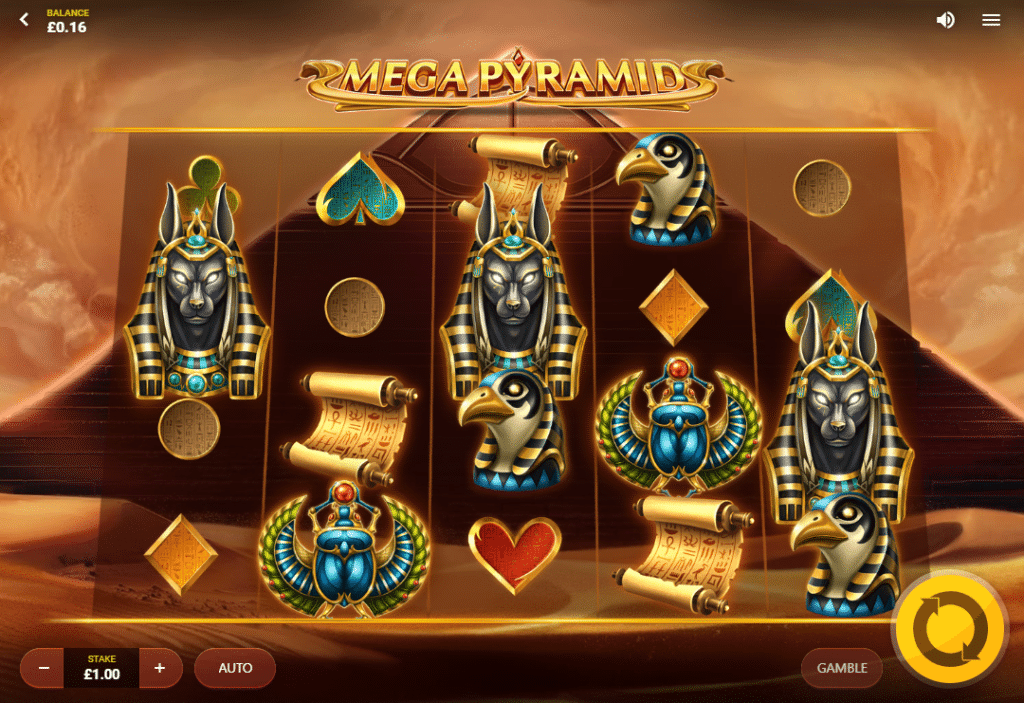 Mega Pyramid Slot Review - Red Tiger Gaming - Chipmonkz Slots