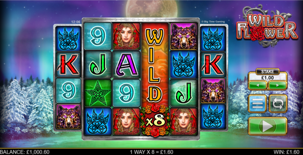 Wild Flower Slot Review - Big Time Gaming - Chipmonkz Slots