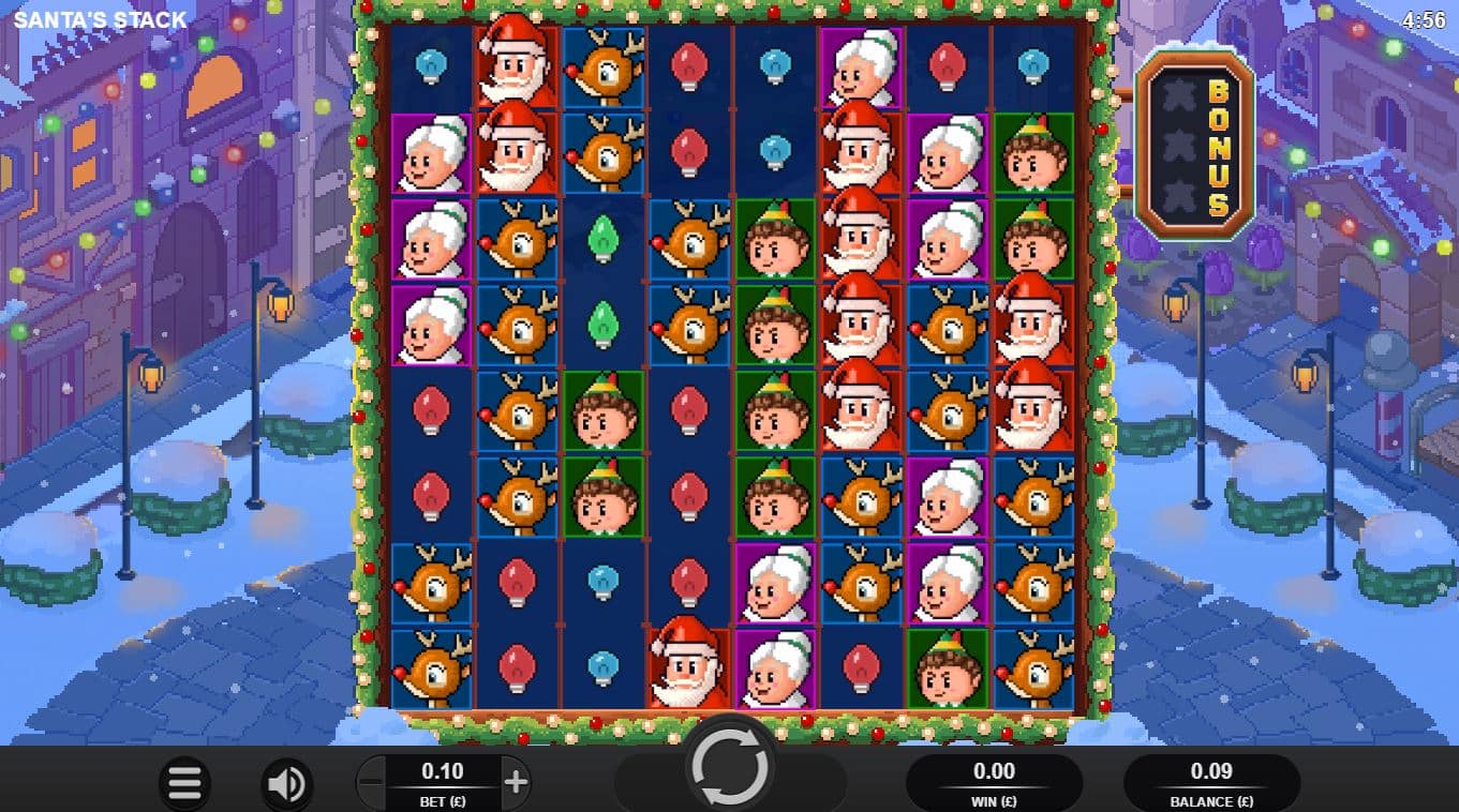 Santa's Stack Slot Review - Relax Gaming - Chipmonkz Slots