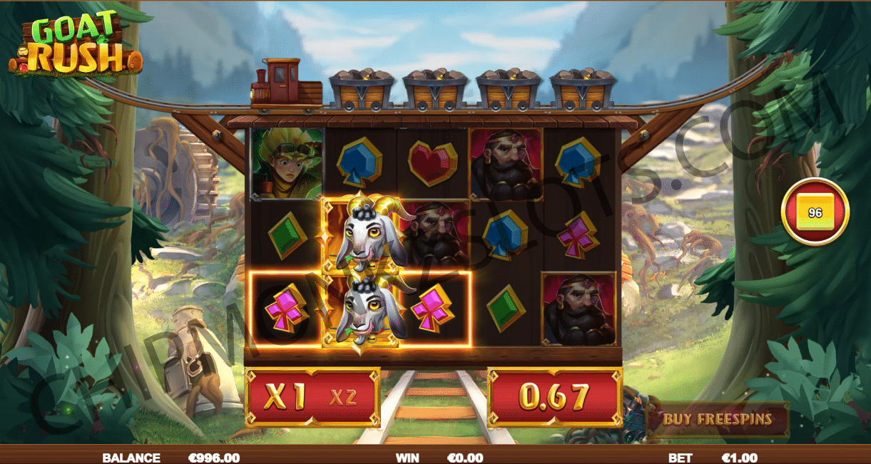 Goat Rush Slot Review - Fantasma Games - Chipmonkz Slots