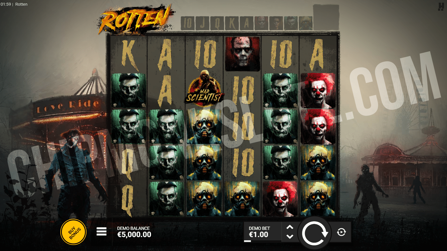 Rotten Slot Review - Hacksaw Gaming - Chipmonkz Slots