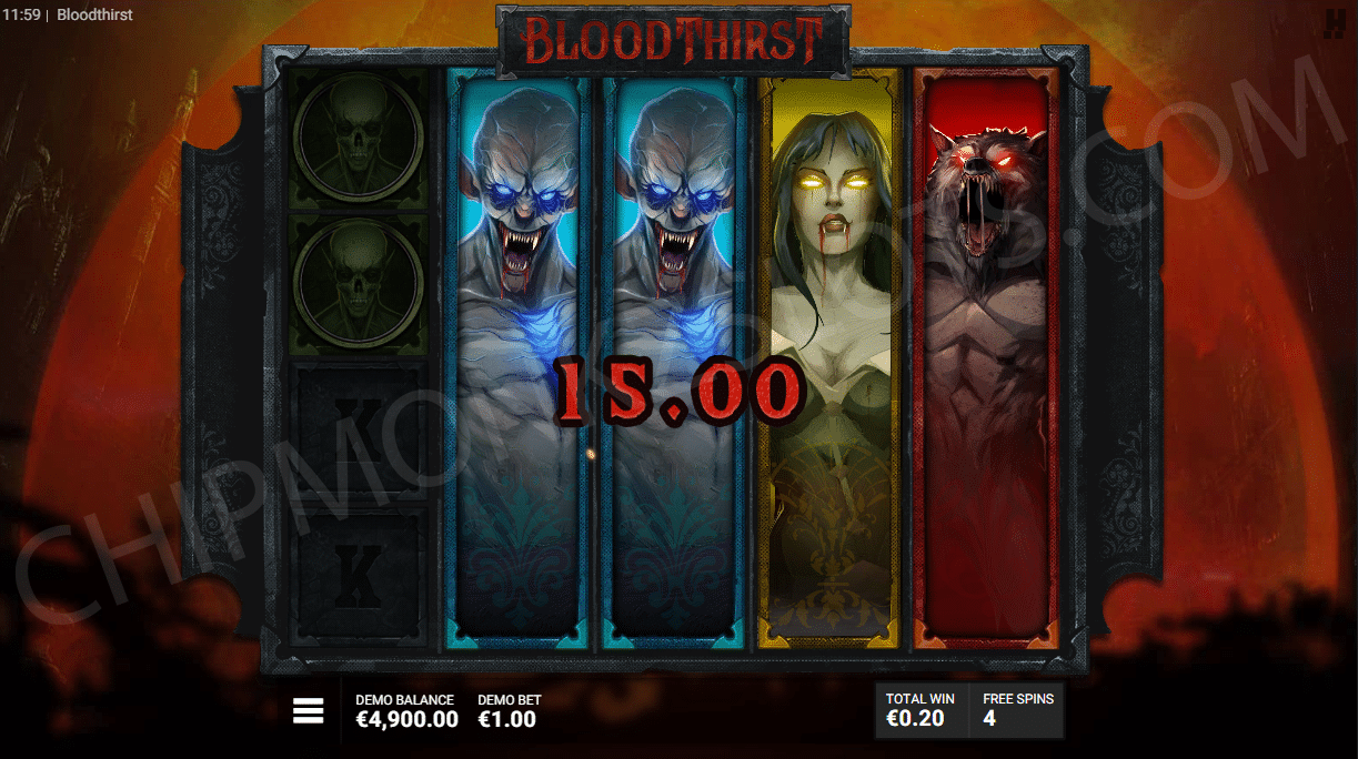 Bloodthirst Slot Review - Hacksaw Gaming - Chipmonkz Slots