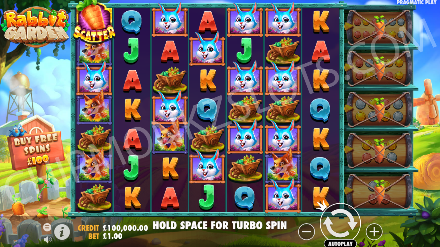 Rabbit Garden Slot Review - Pragmatic Play - Chipmonkz Slots