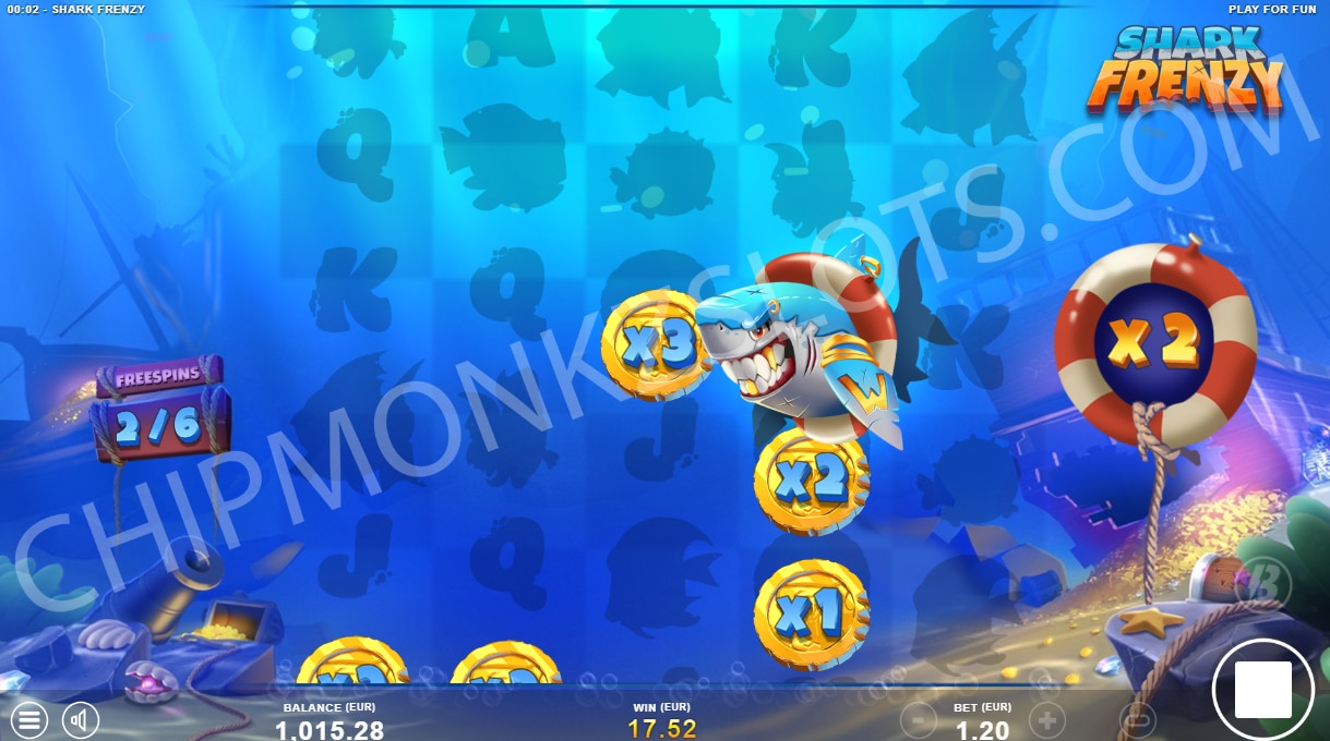 Shark Frenzy - SlotMill - Chipmonkz Slots