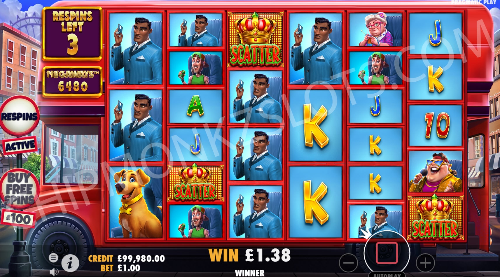 Wild Celebrity Bus Megaways - Pragmatic Play - Chipmonkz Slots