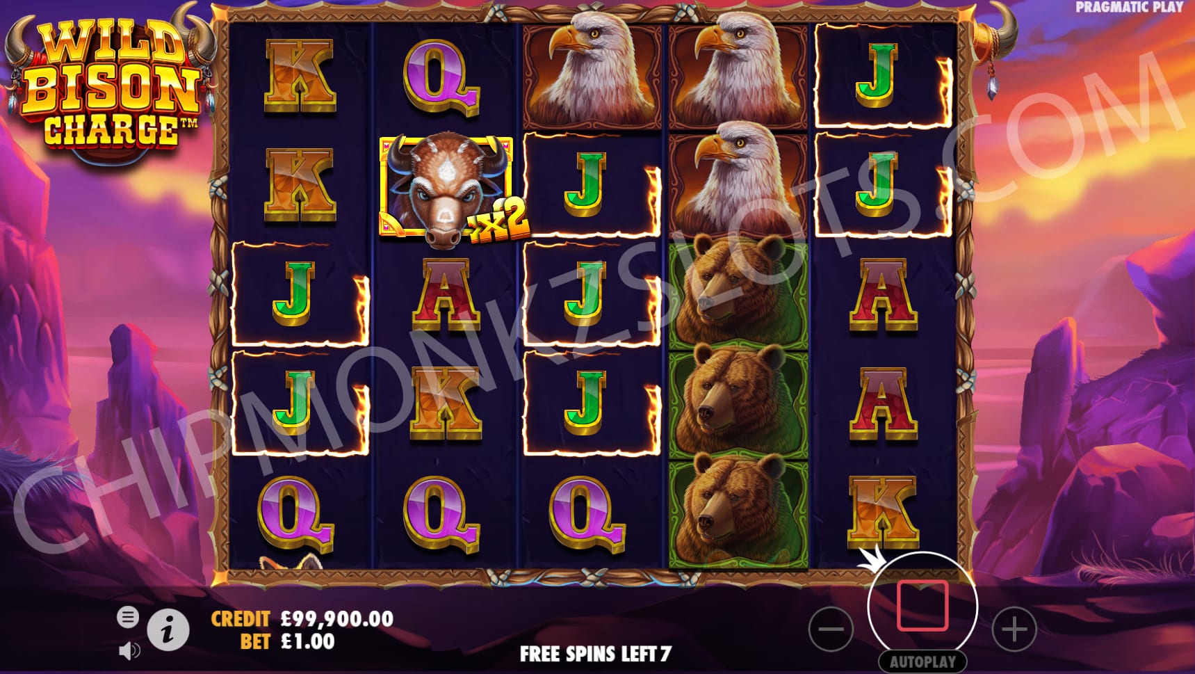 Wild Bison Charge - Pragmatic Play - Chipmonkz Slots
