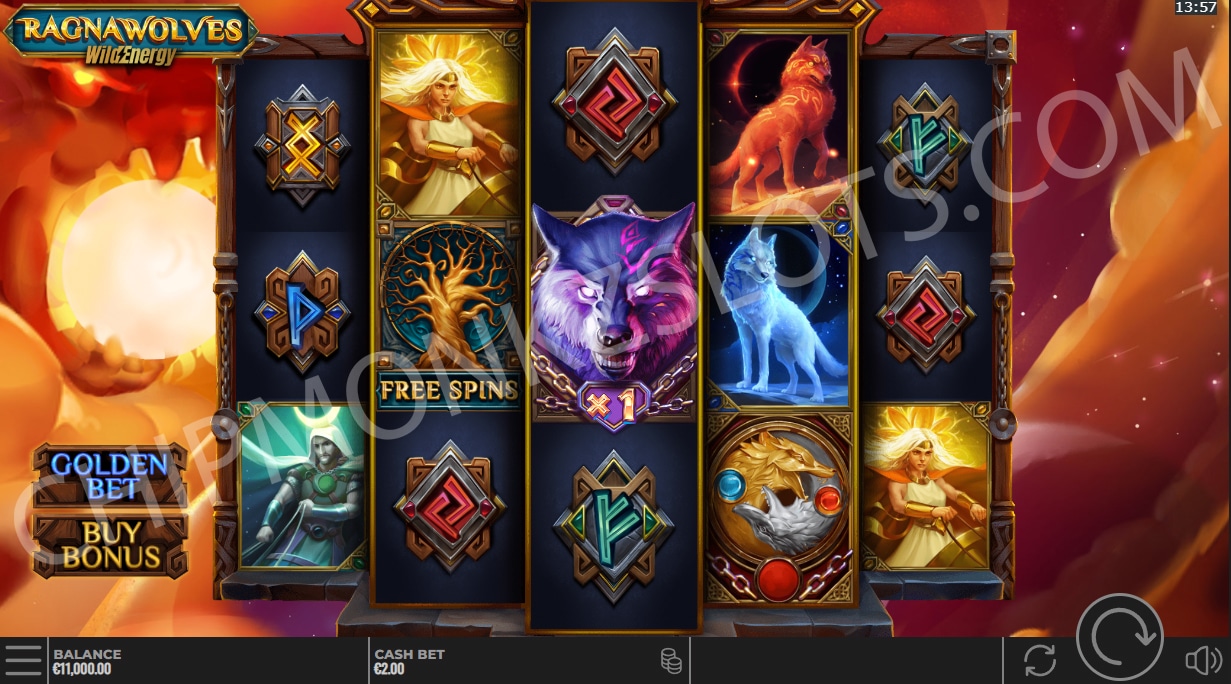 Ragnawolves WildEnergy (Yggdrasil Gaming) - Slot Review - Chipmonkz Slots