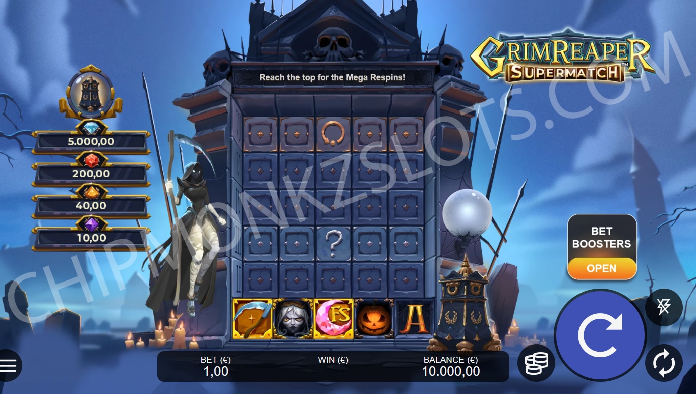 Grim Reaper Supermatch (Nailed It! Games) - Slot Review - Chipmonkz Slots