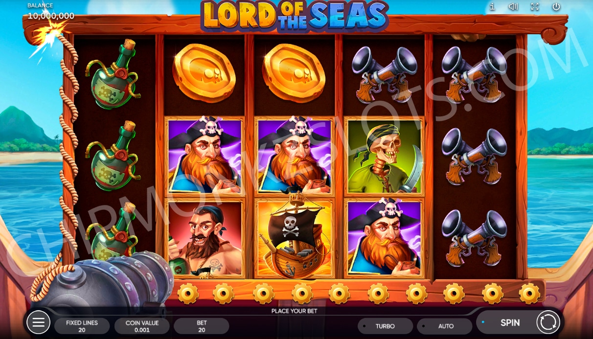 Lord Of The Seas (Endorphina) - Slot Review - Chipmonkz Slots