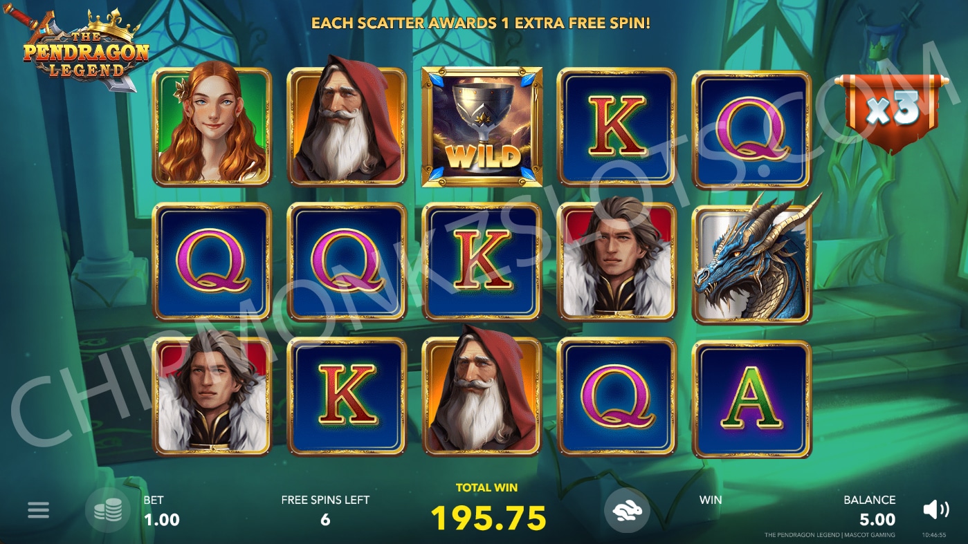 The Pendragon Legend (Mascot Gaming) - Slot Review - Chipmonkz Slots