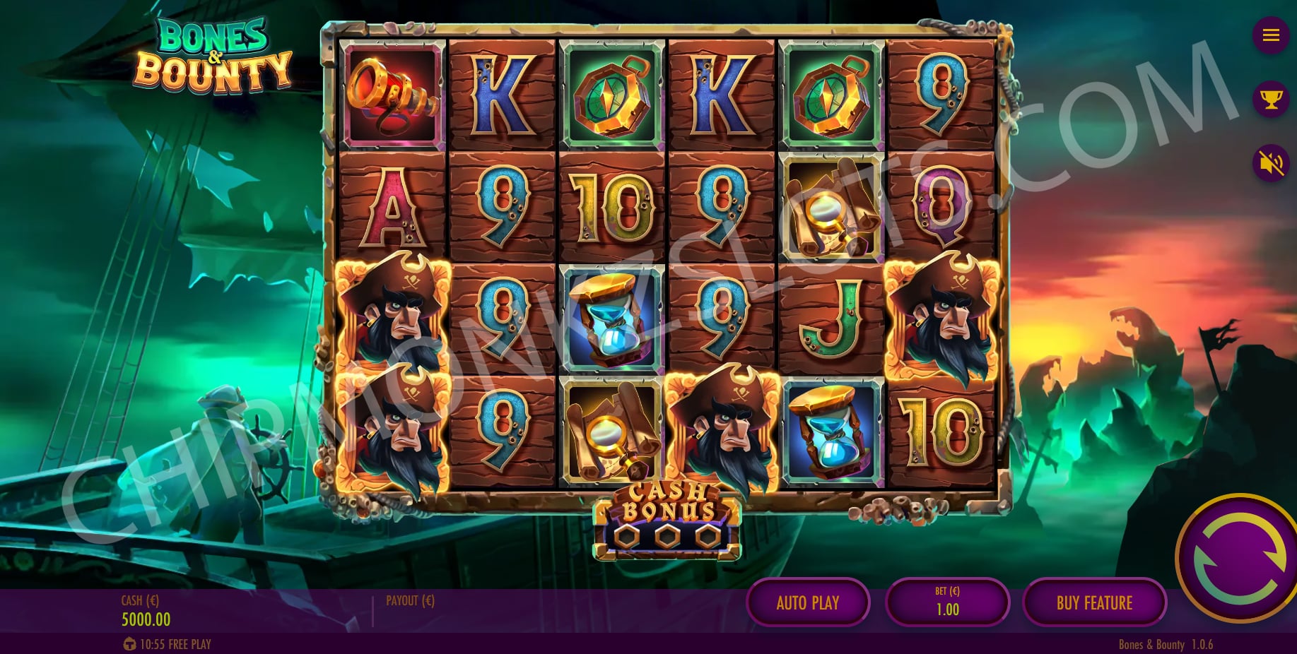 Bones & Bounty (Thunderkick) - Slot Review - Chipmonkz Slots