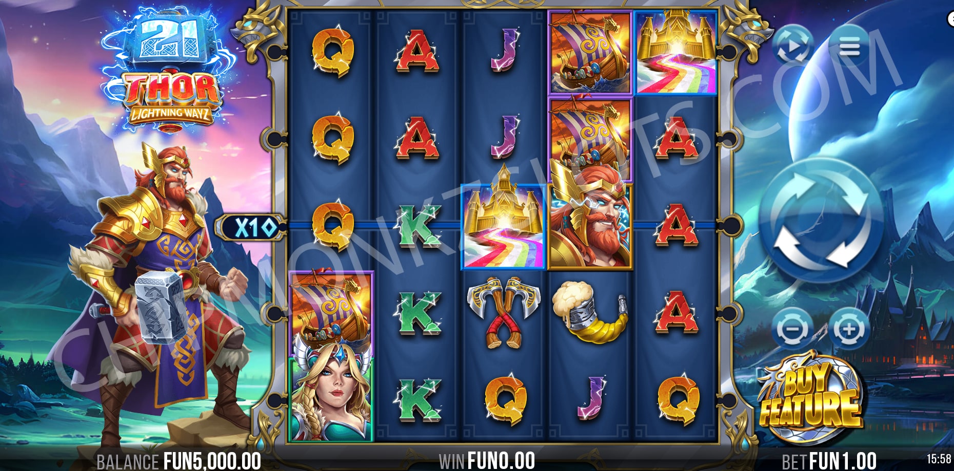21 Thor Lightning Ways (4ThePlayer) - Slot Review - Chipmonkz Slots