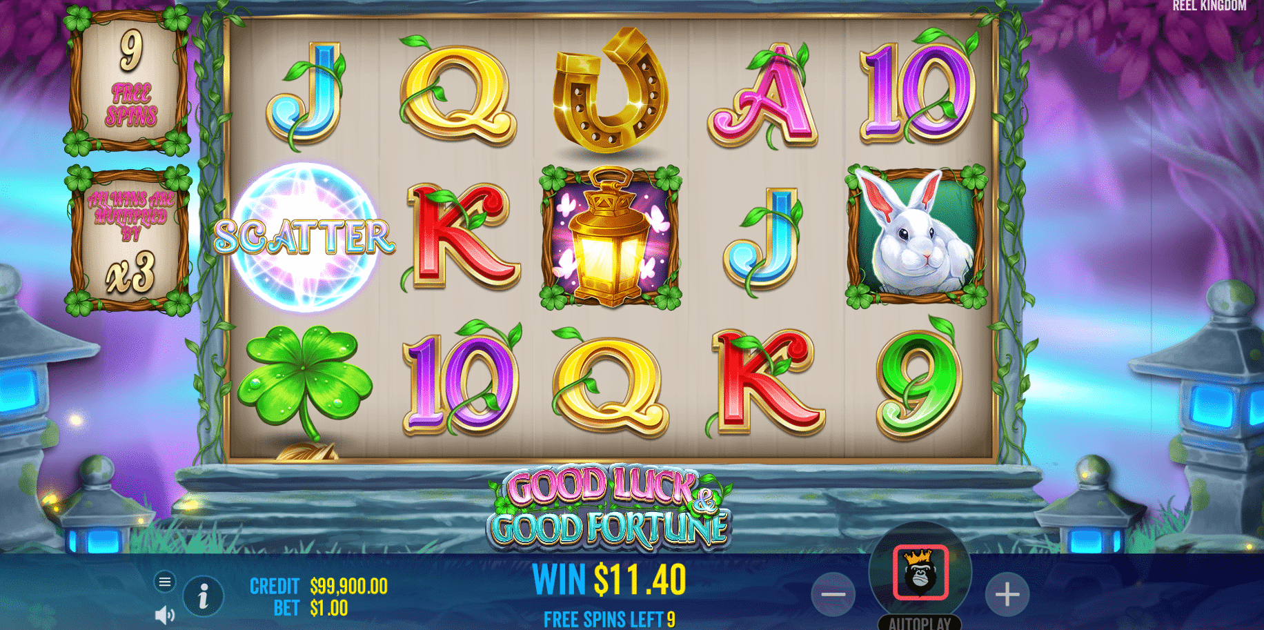 Good Luck & Good Fortune (Reel Kingdom) - Slot Review - Chipmonkz Slots
