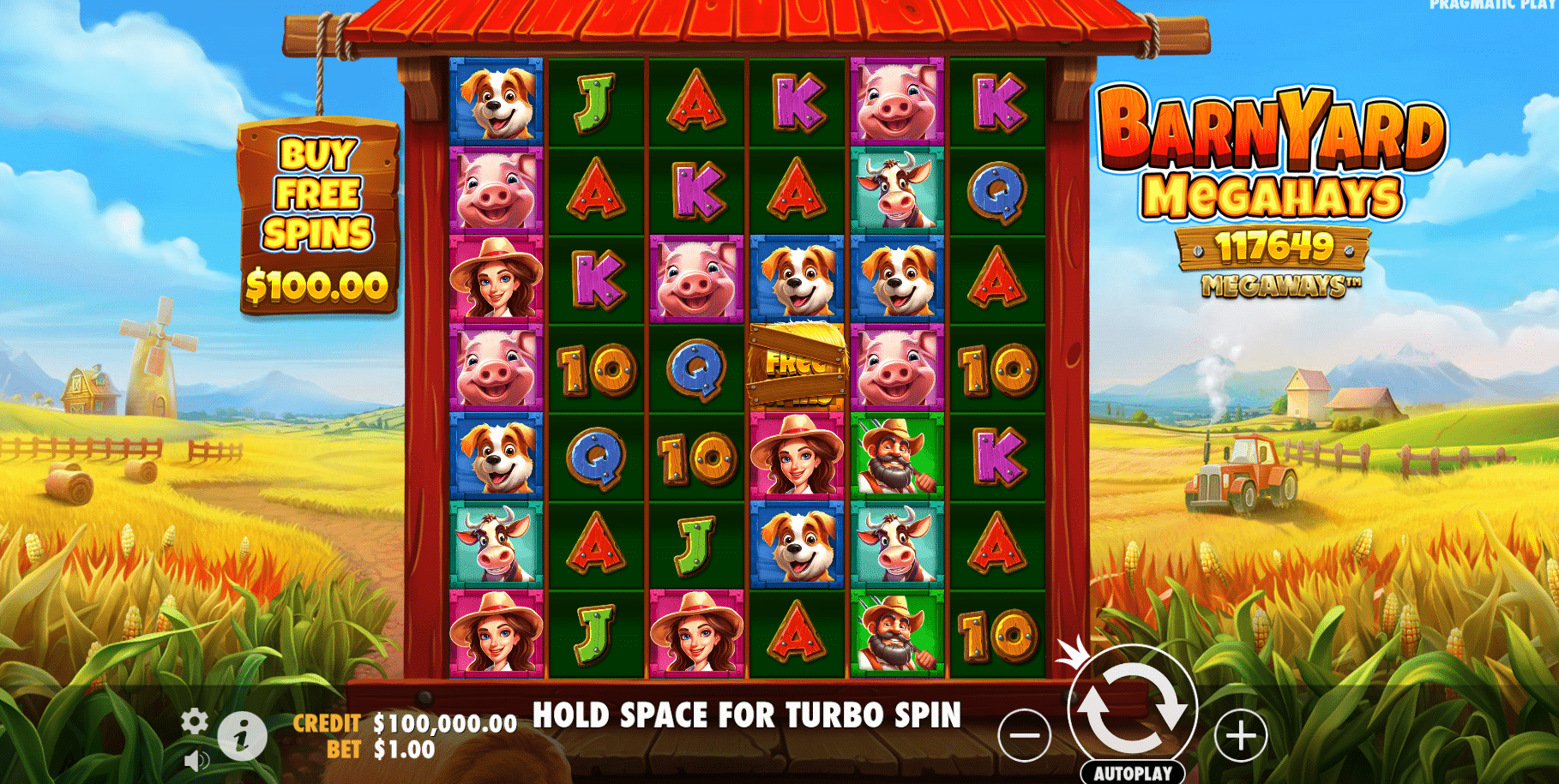 Barnyard Megahays Megaways (Pragmatic Play) - Slot Review - Chipmonkz Slots