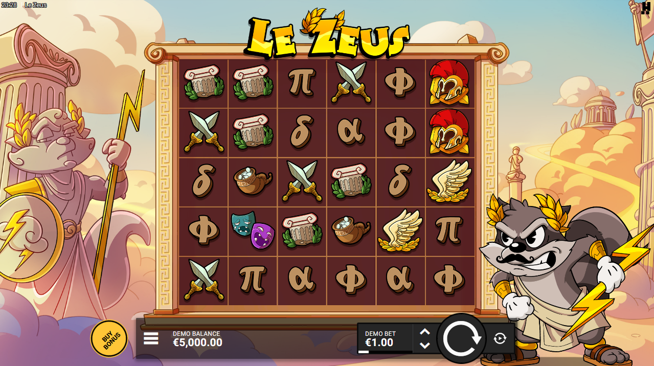 Le Zeus (Hacksaw Gaming) - Slot Review - Chipmonkz Slots